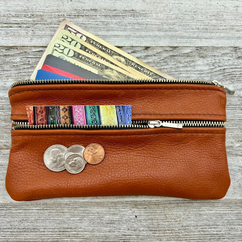 Double Coin Purse - Etsy
