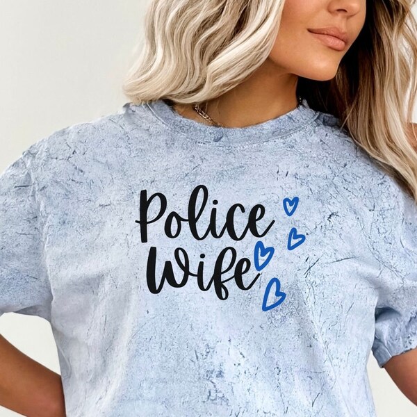 Police Wife Shirt Etsy
