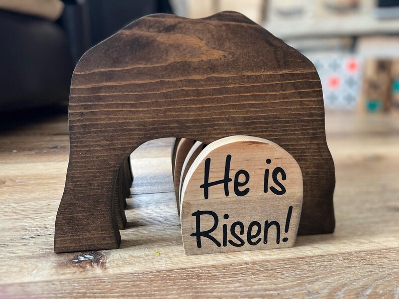He is Risen Easter Decor - Etsy
