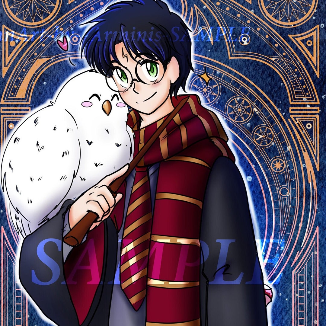 Anime Style Illustration, Custom Illustration, Personalized Gift ...