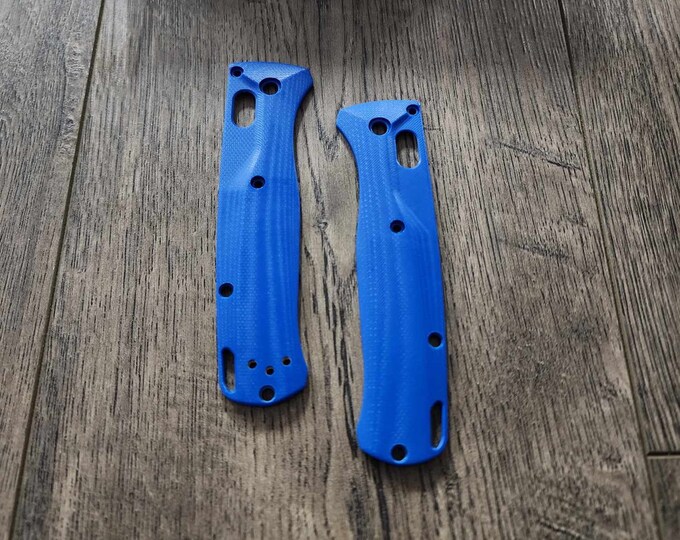 Benchmade Bugout Crossfade - Blue G-10 Scales - Flytanium Gear - Etsy