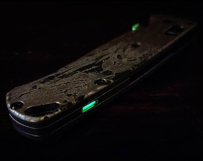 Benchmade Bugout glow Backspacer Satin Stonewash Flytanium Gear - Etsy