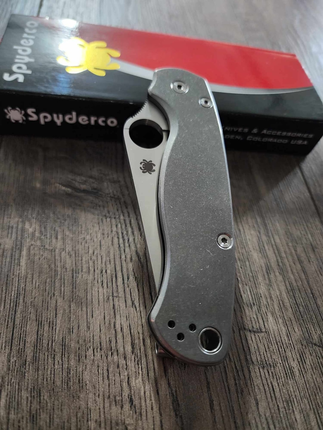 Spyderco PM2 Complete Knife-titanium Scales - Titanium Hardware ...