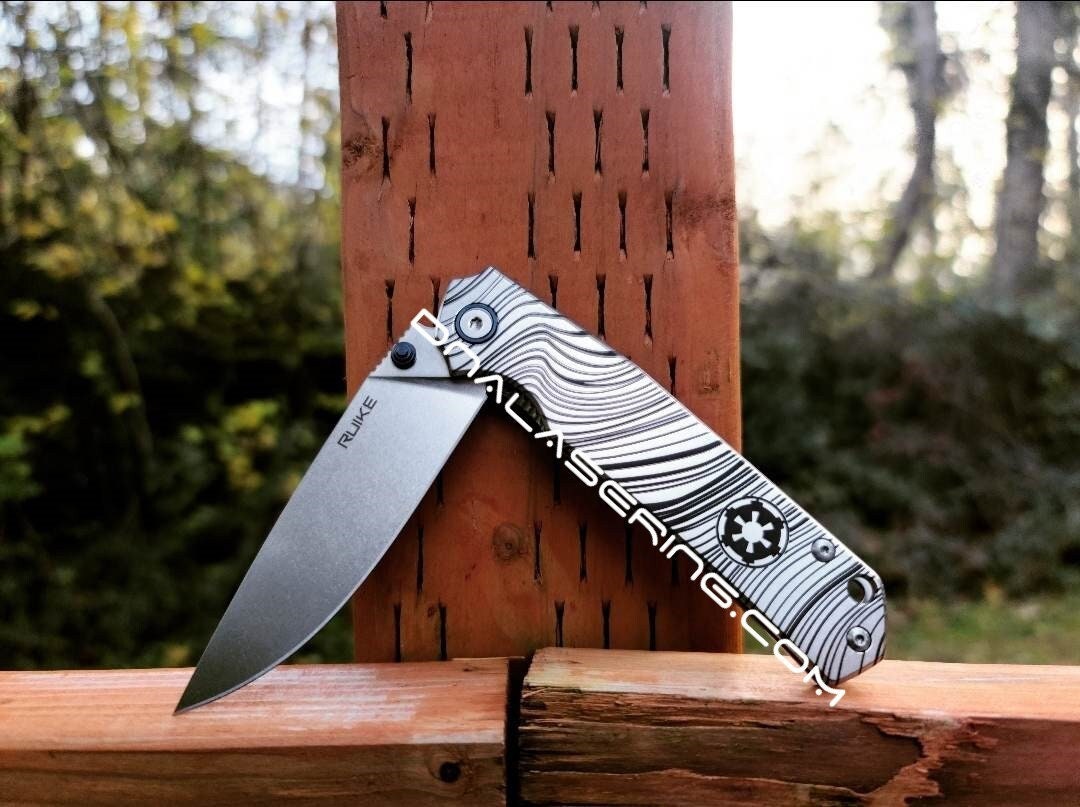 Beskar Ingot - Mandalorian - Ruike P801 - Fiber Laser Deep Engraved ...