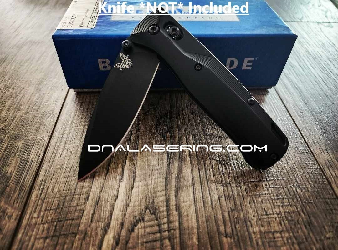 Bugout Crossfade - Titanium Black Scales for Benchmade Bugout ...