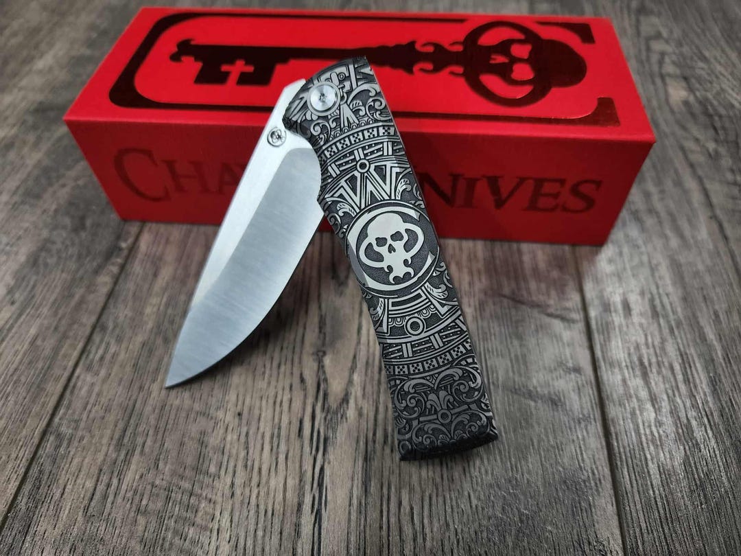 Chaves Liberation Street Integral Knife M390 SW Ti – Chaves Aztec ...