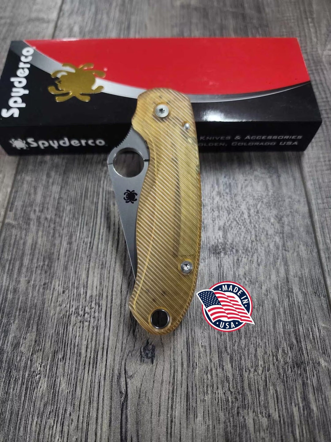 Ultem Limited Editon Lotus Scales for Spyderco Para 3 - MADE IN USA - Flytanium Gear - Edc Gear ...