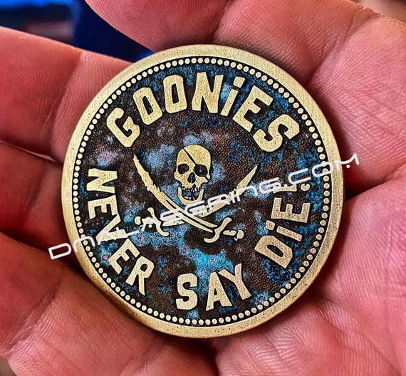 Goonies Doubloon Deep Laser Engraved Brass Coin Polished | Etsy