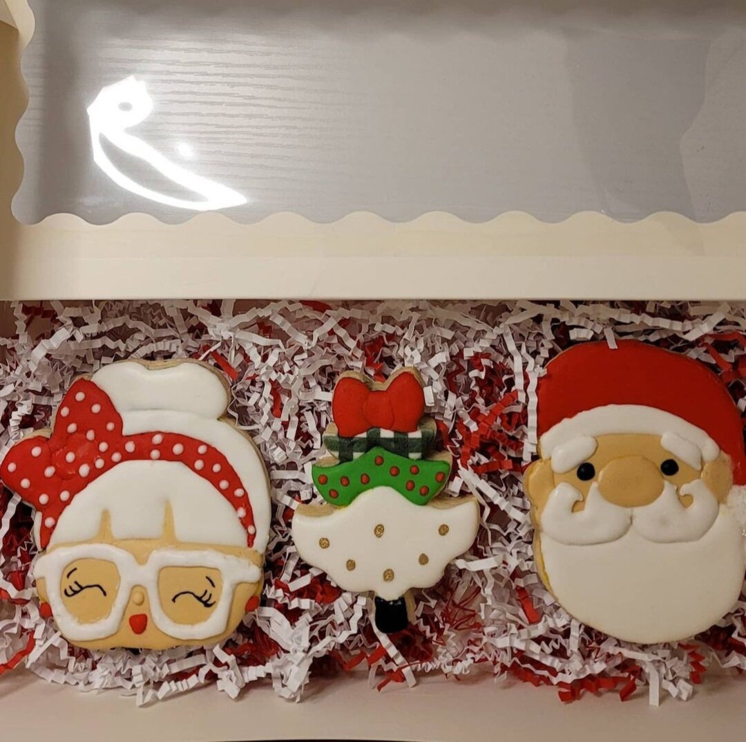 Santa Christmas Cookie Set. Christmas Cookies. - Etsy