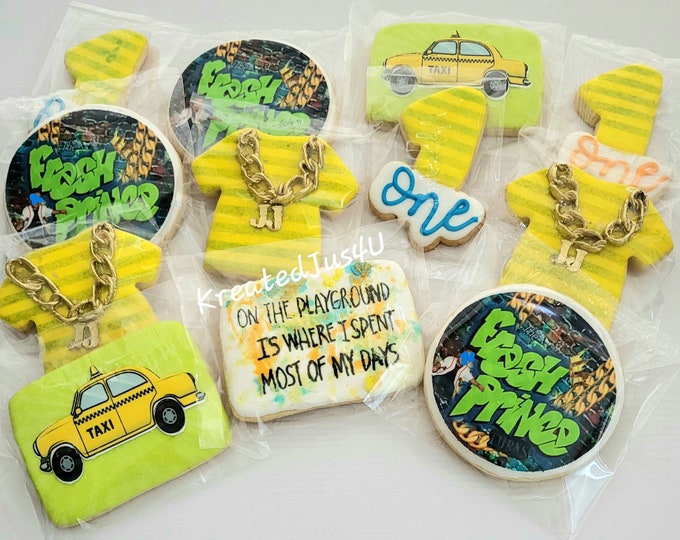 Customizable Fresh Prince Inspired Cookies/first Birthday Cookies - Etsy