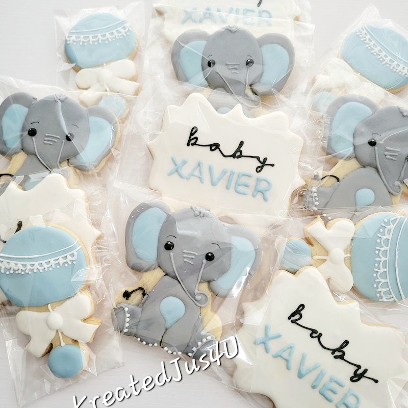 Elephant Cookies - Etsy