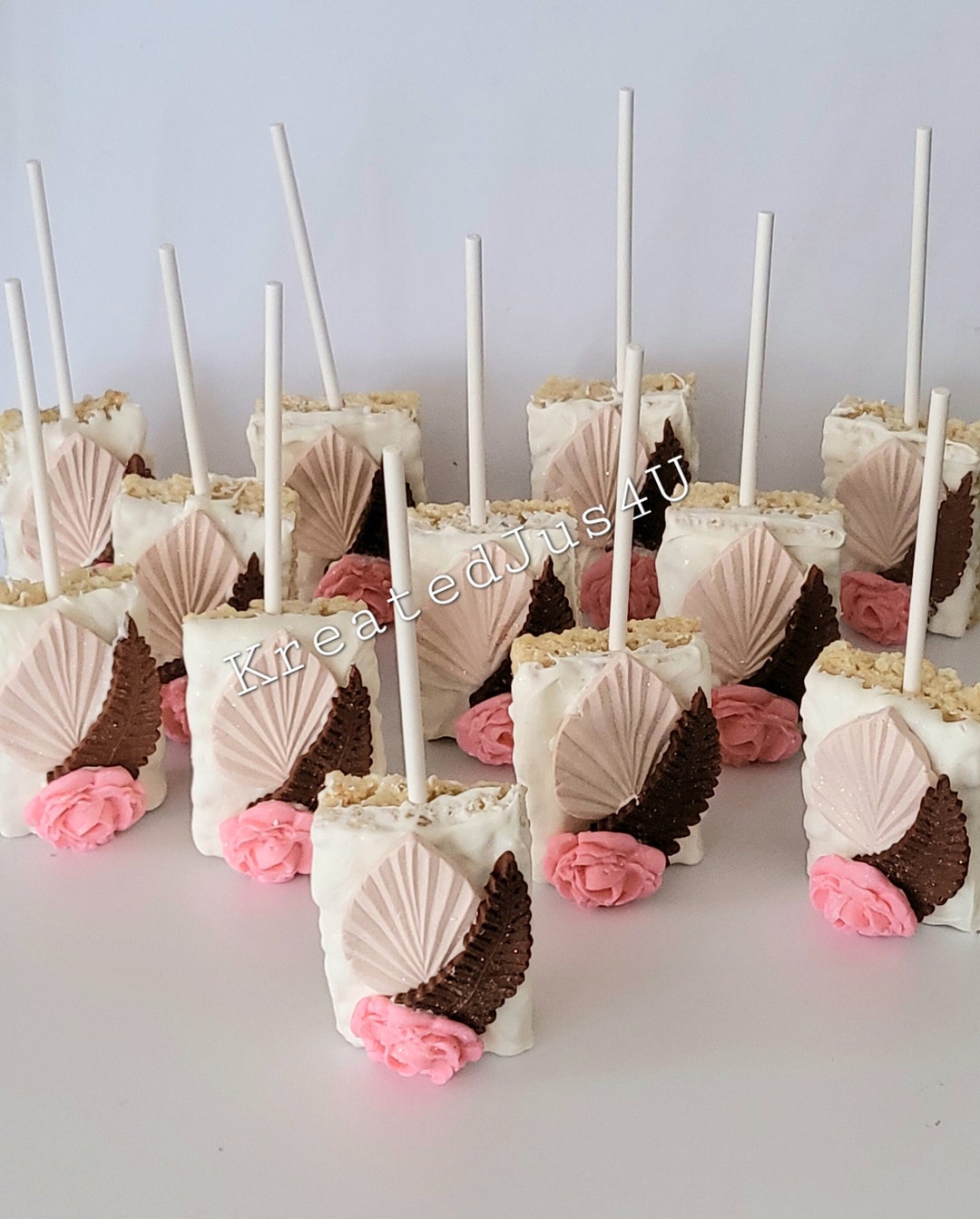 Boho Theme Rice Krispie Treats - Etsy