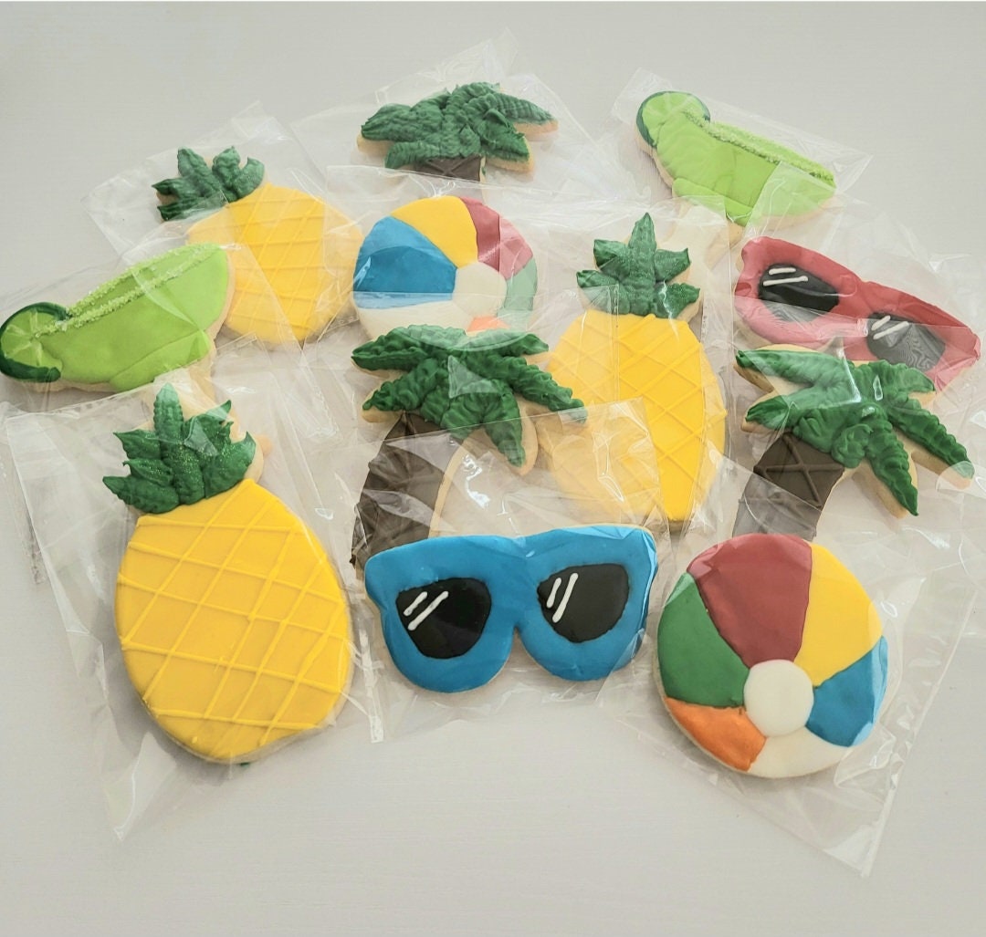 Summer Theme Cookies. Beach Cookies. - Etsy