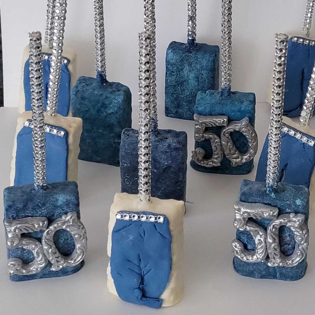 Denim/jean Rice Krispie Treats, Marshmallow Pops and Pretzels. Denim ...