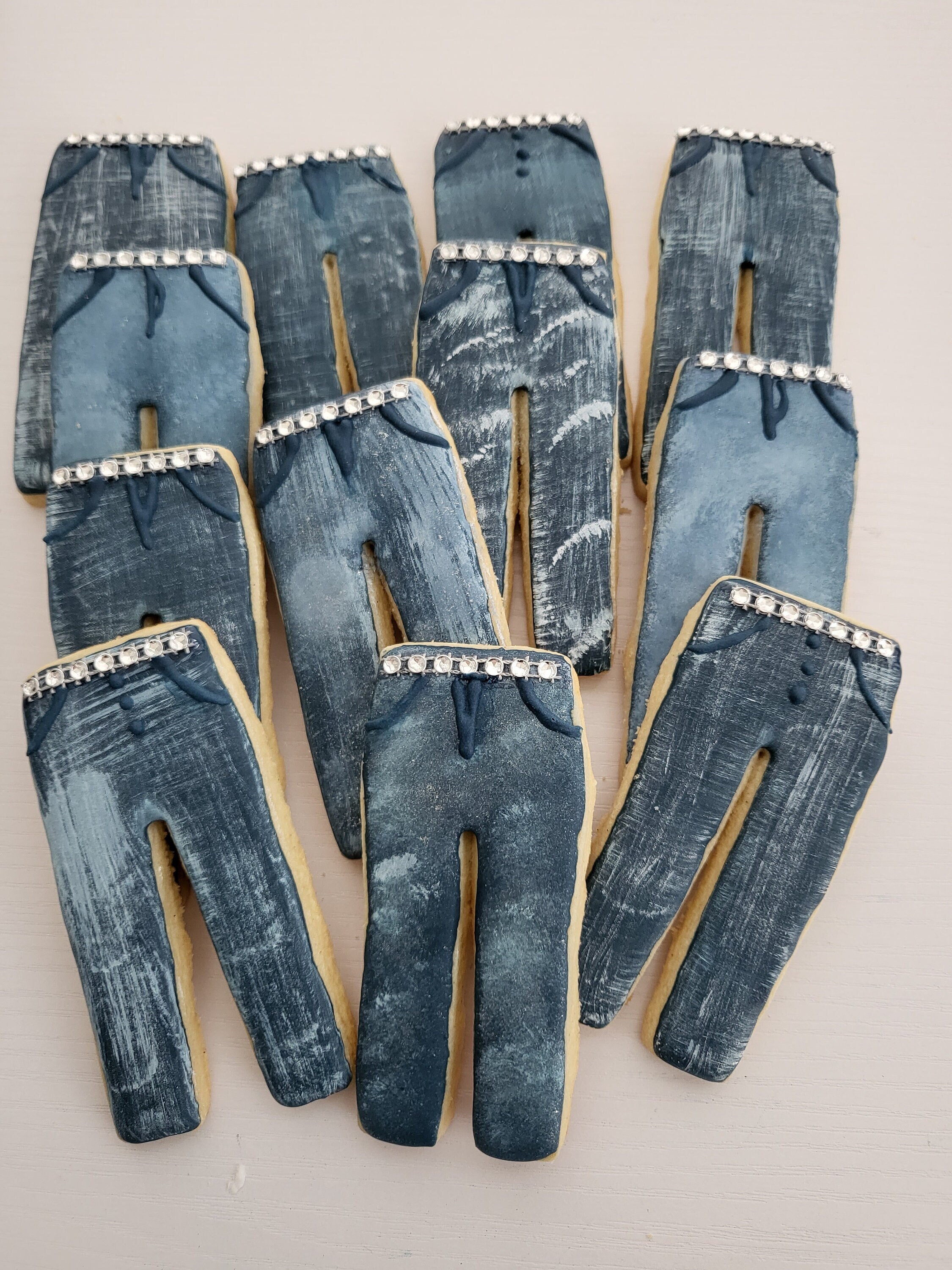 Denim/jean Sugar Cookies - Etsy
