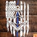 Thin Blue Line Masonic Flag Decal - Etsy