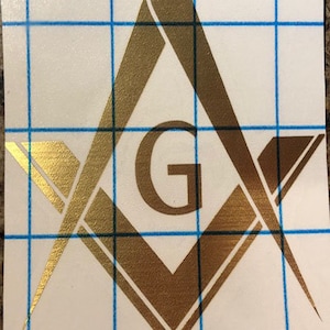 Masonic Square, G, & Compass - Etsy