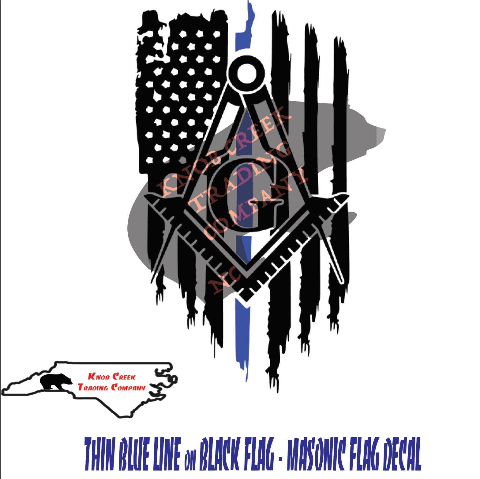 Thin Blue Line - Masonic Flag Shirt - Etsy