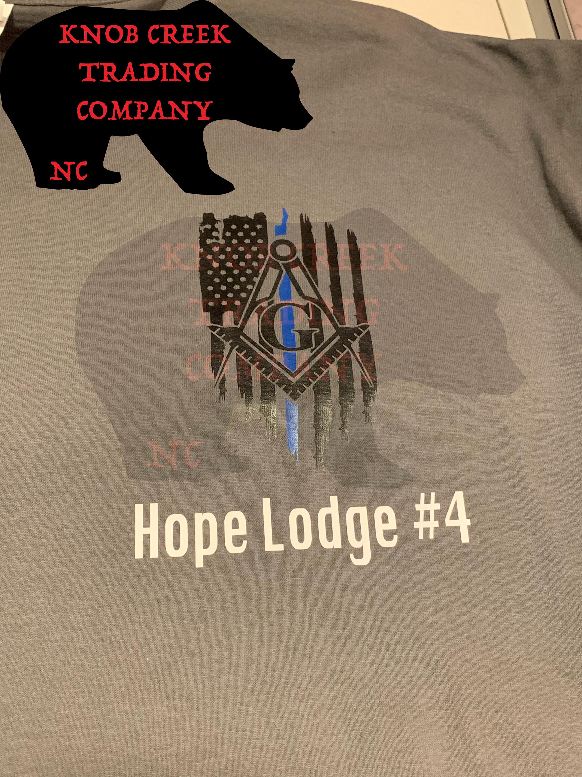Thin Blue Line - Masonic Flag Shirt - Etsy