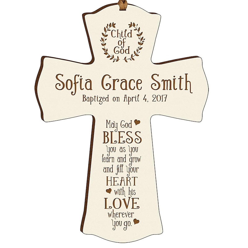 Baptism Cross - Etsy