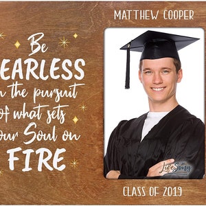 Personalized Graduation Picture Frame Inspirational Graduation Gift ...
