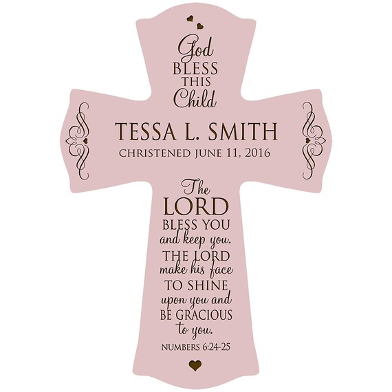 Christening Cross Personalized Personalized Soccer Baptism Cross Gift