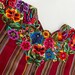 Vintage Huipil With Floral Design, Hand Embroidered on Hand Woven ...