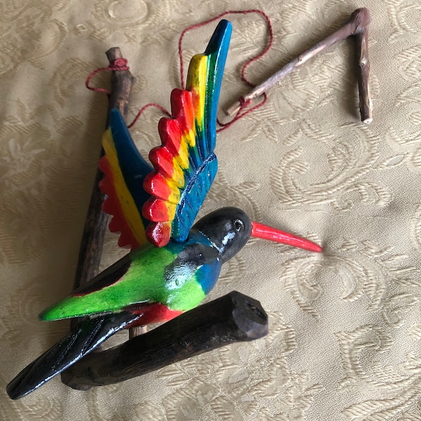Wooden Hummingbird - Etsy