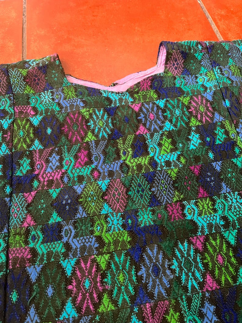 Traditional Vintage Huipil - Guatemalan Blouse - Woven Design - Etsy