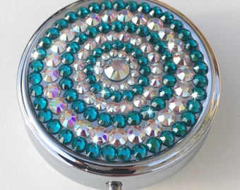 Rhinestone Pill Box | Etsy