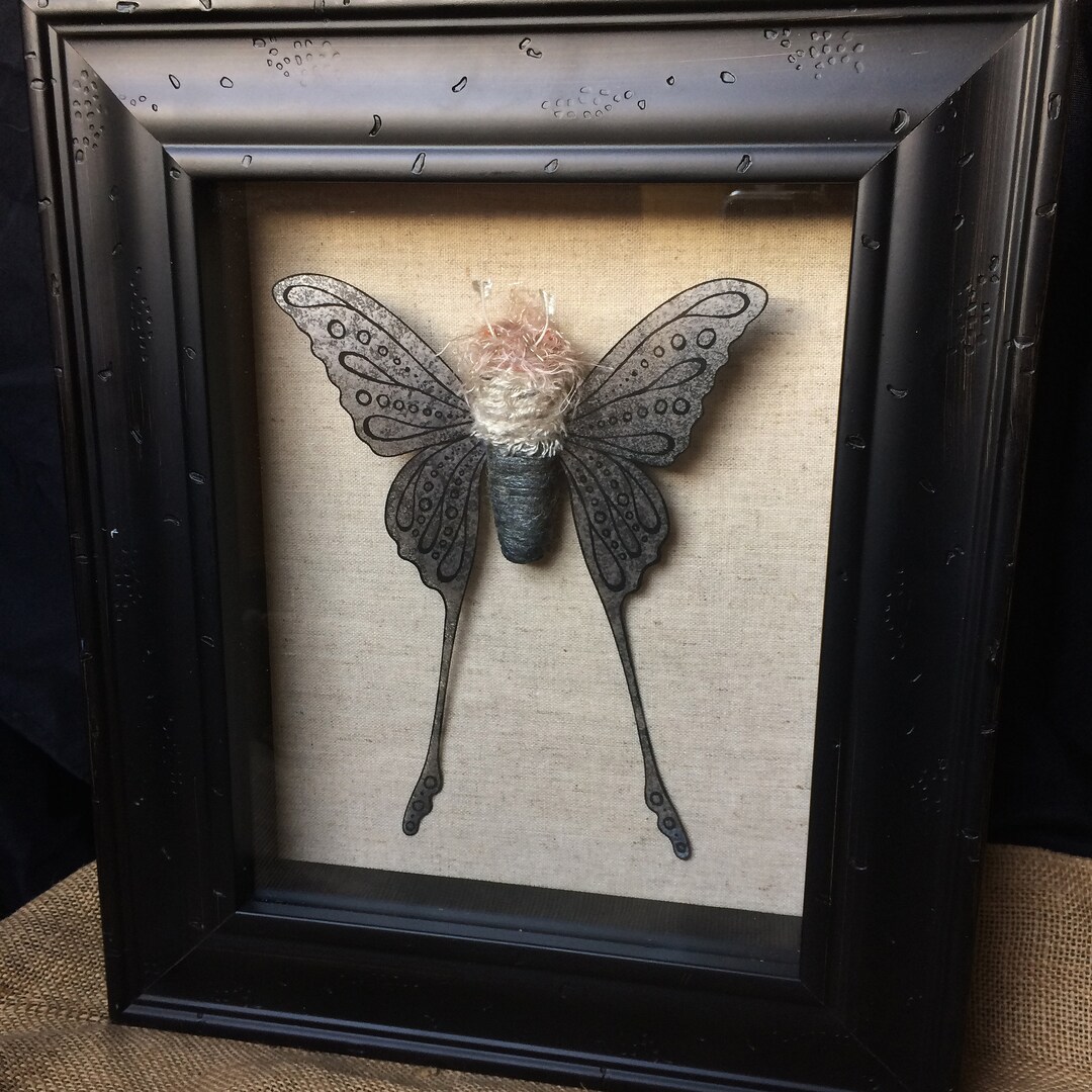 Gunmetal Bullet Moth Faux Taxidermy - Etsy