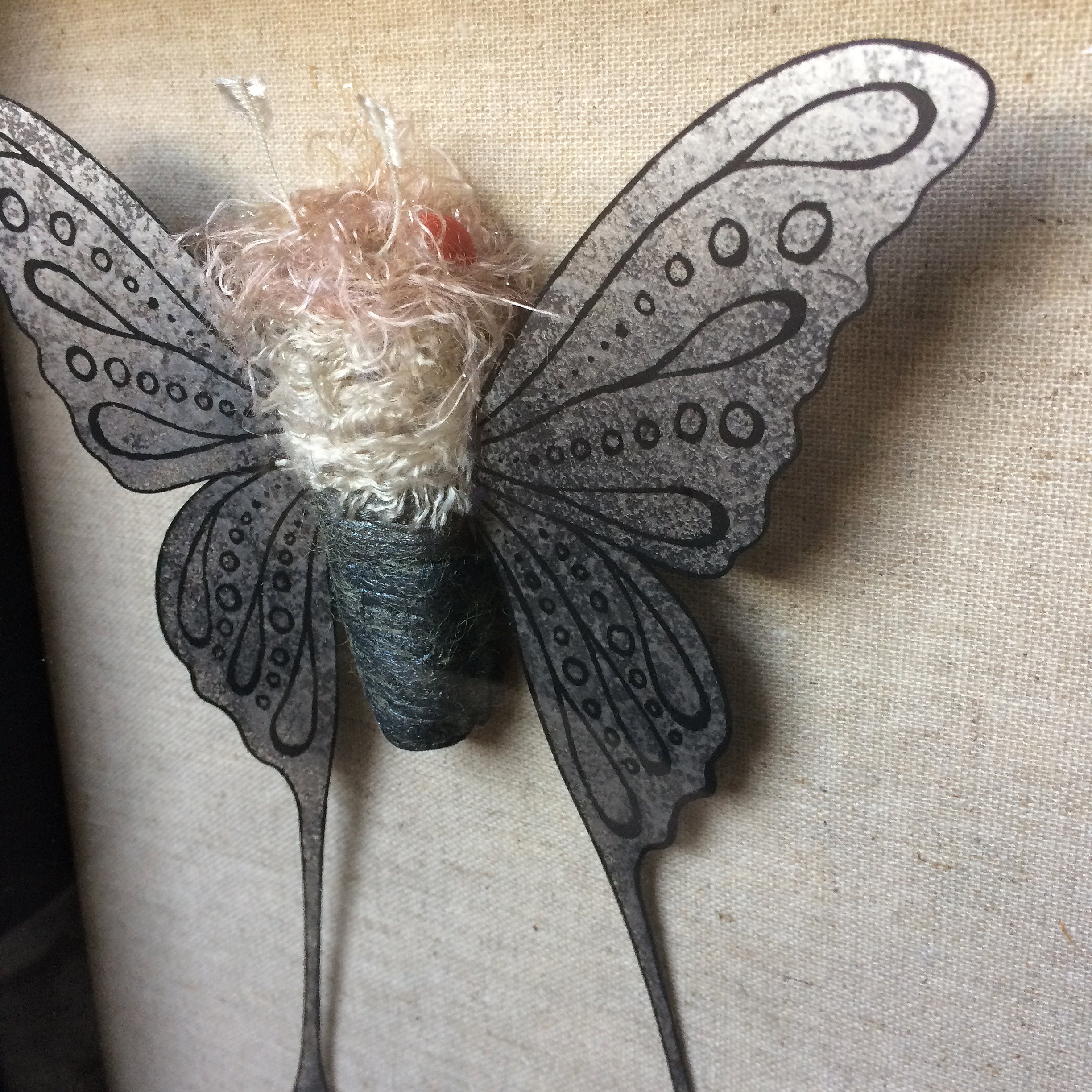 Gunmetal Bullet Moth Faux Taxidermy - Etsy