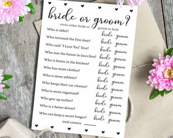 Bride to be games | Etsy