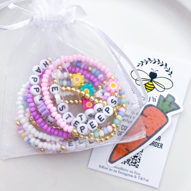 Easter Bracelets Easter Basket Stuffers Gifts From the Easter Bunny ...