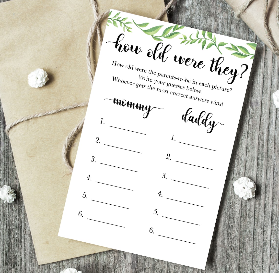 How Old Are They Game / Guess Age of Mom and Dad in Photos / Baby ...