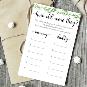 How Old Are They Game / Guess Age of Mom and Dad in Photos / Baby ...