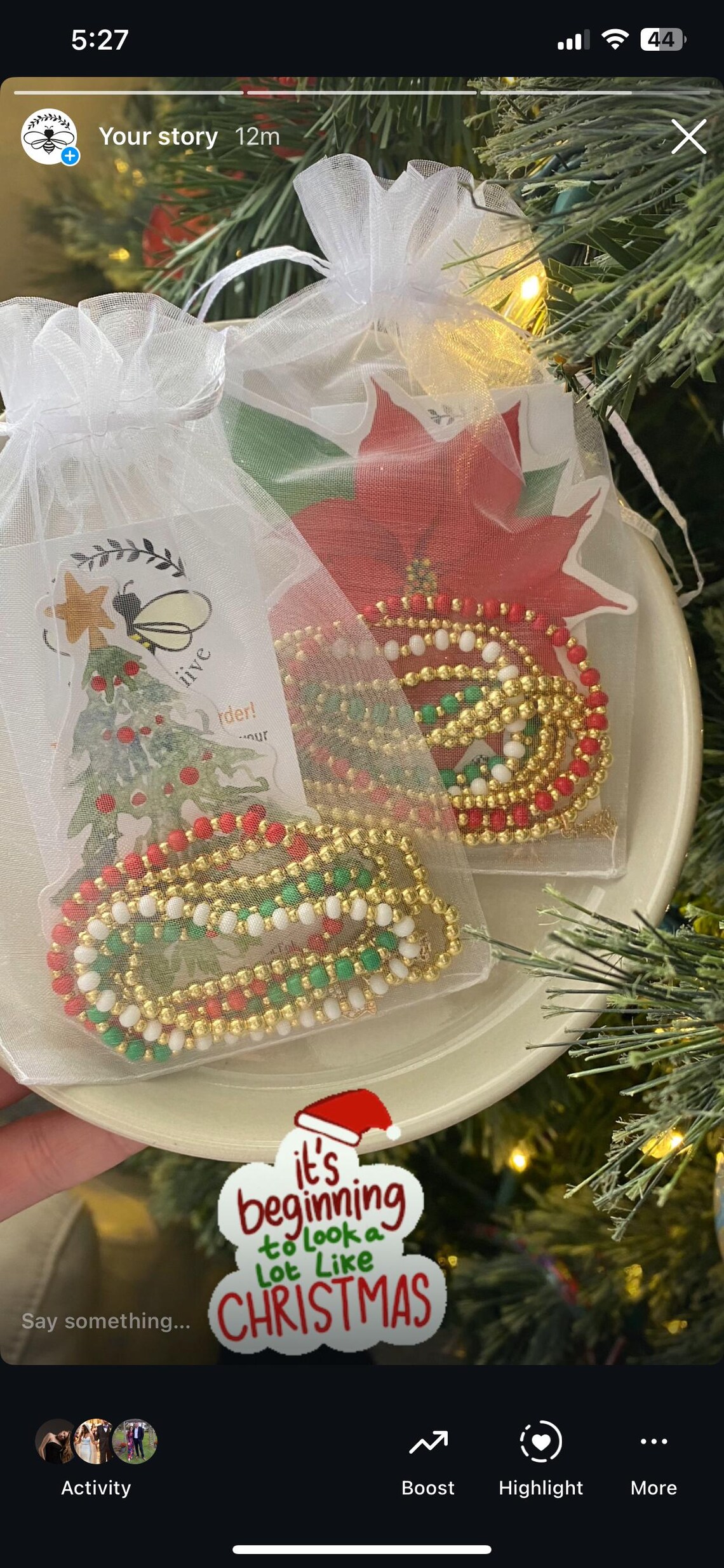 Gold Christmas Bracelets Christmas Charm Bracelets Holiday Bracelets ...