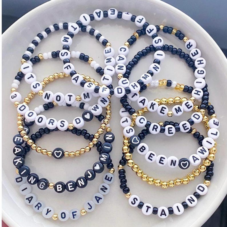 Rock Concert Bracelets Rock Bracelets Rock Band Bracelets Breaking ...