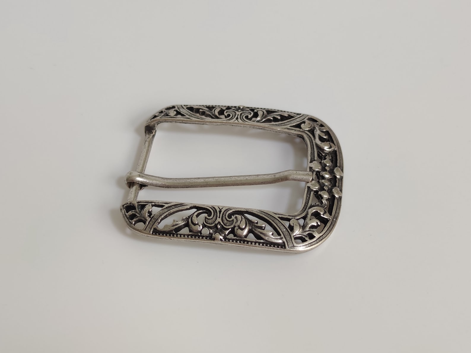 Buckle 1 1/2 37mm Belt Silver Buckle Center Bar Buckle - Etsy