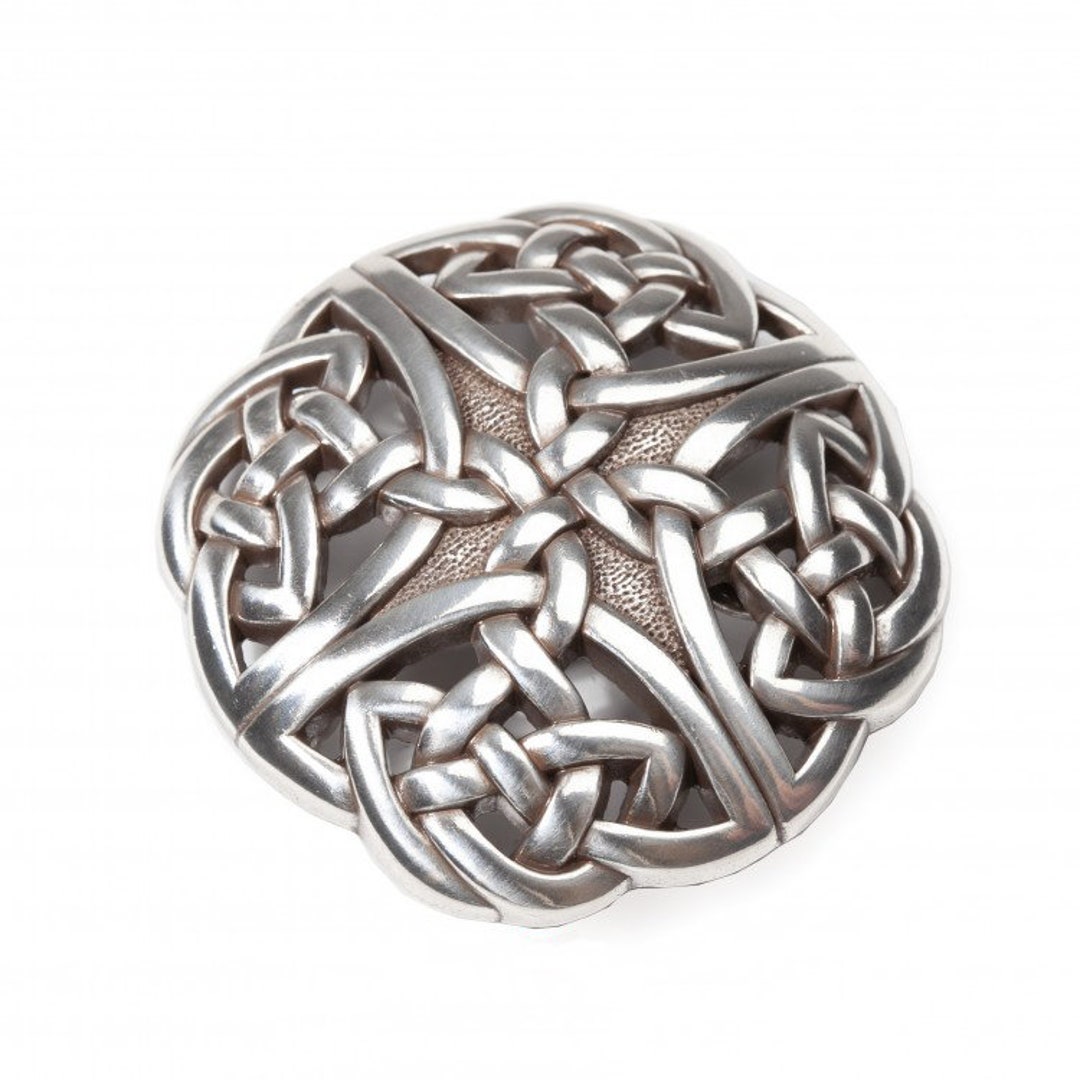 Belt Buckle Celtic 1 1/2" 40мм 4cm Belt Silver Color Buckle Center Bar ...