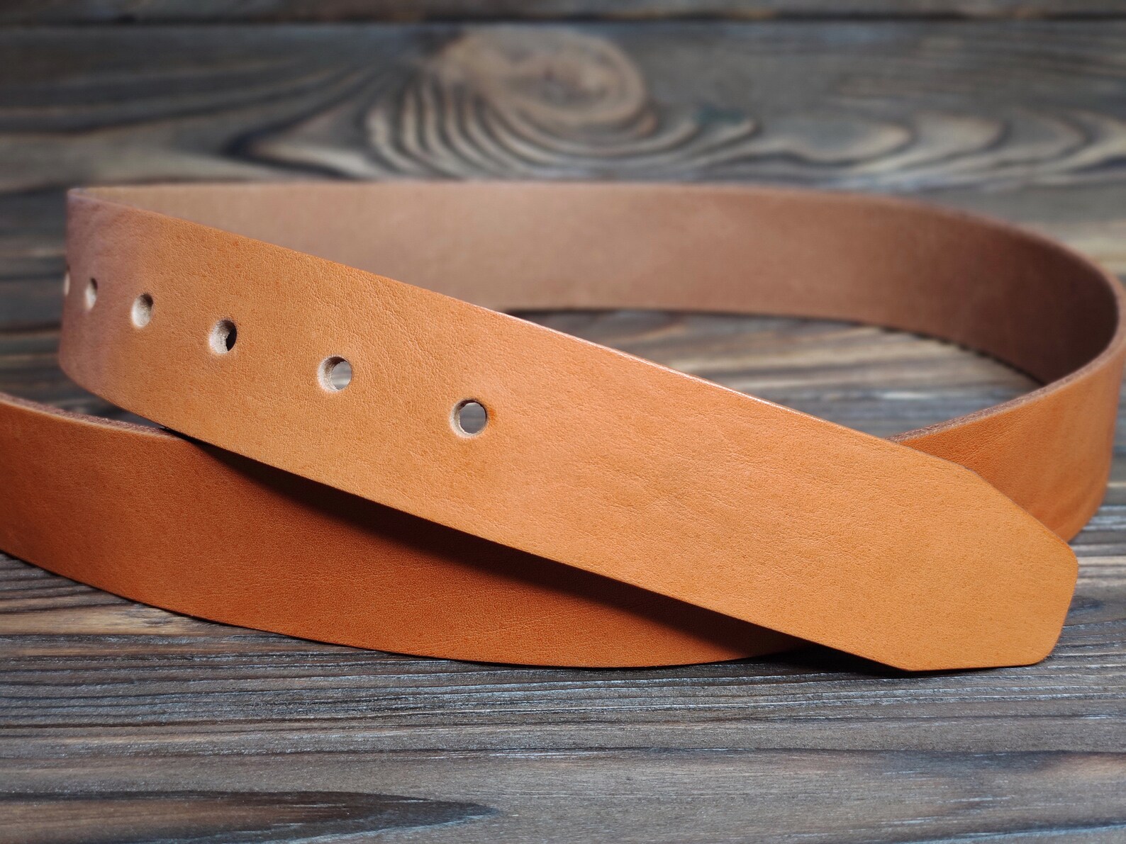Personalized Leather Belt Without Buckle Replacement Strip | Etsy