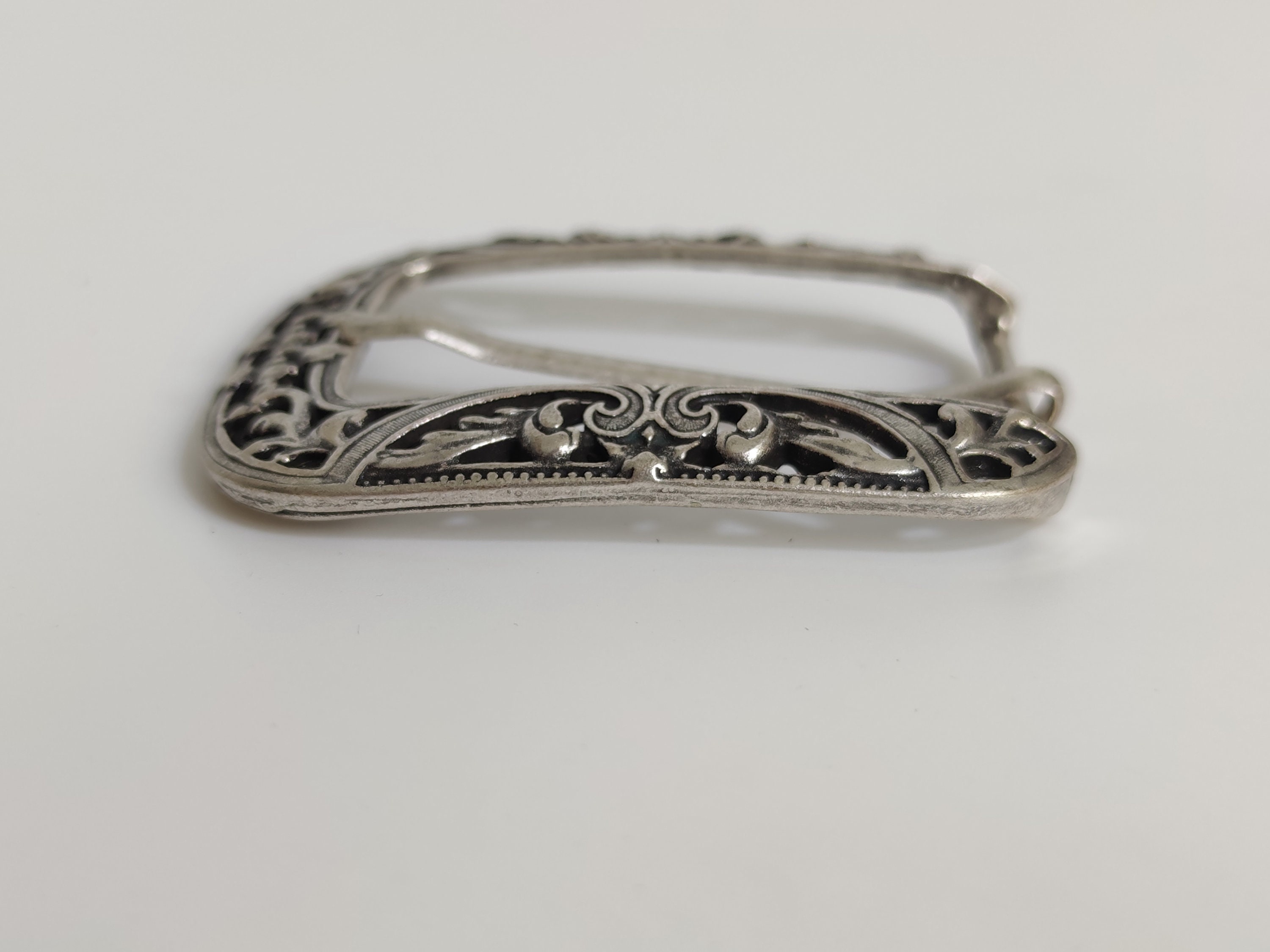 Buckle 1 1/2 37mm Belt Silver Buckle Center Bar Buckle - Etsy