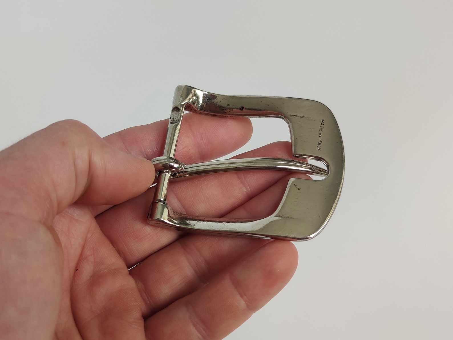 Buckle 1 1/2 37mm Belt Silver Buckle Center Bar Buckle - Etsy