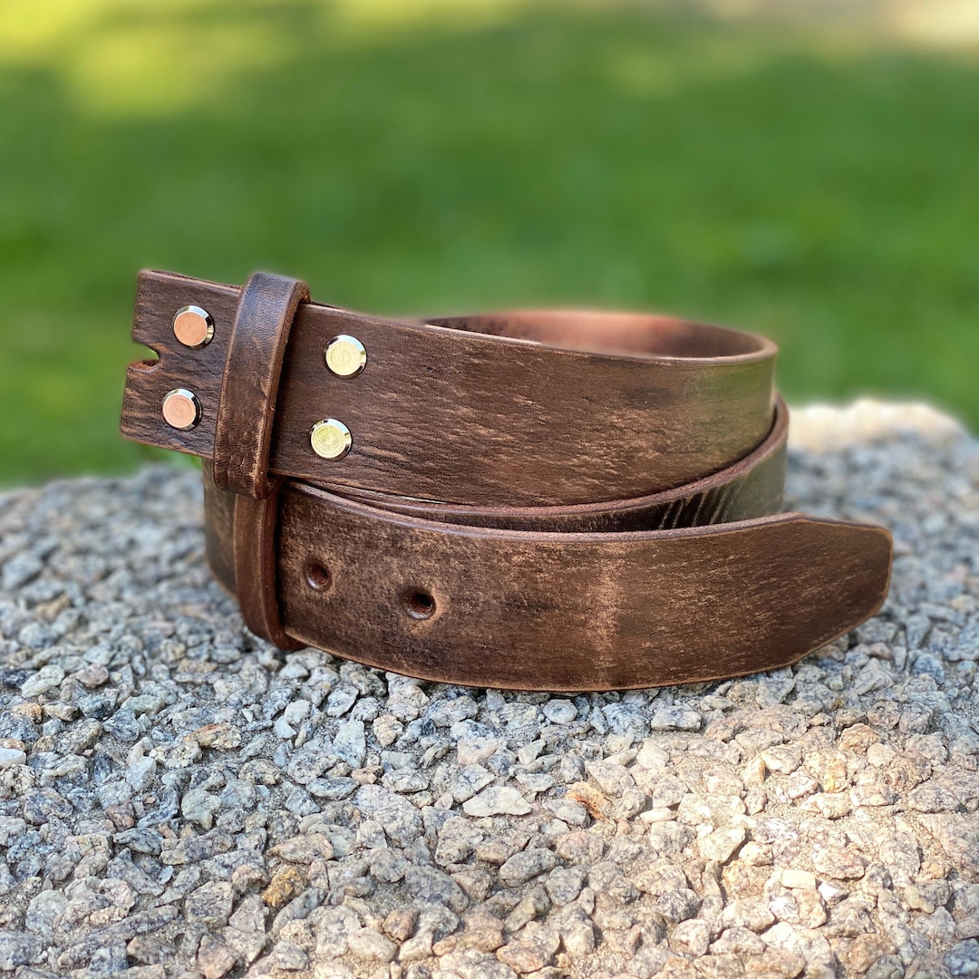 Leather Belt Without Buckle, Replacement Strap, Belt No Buckle, Wide ...