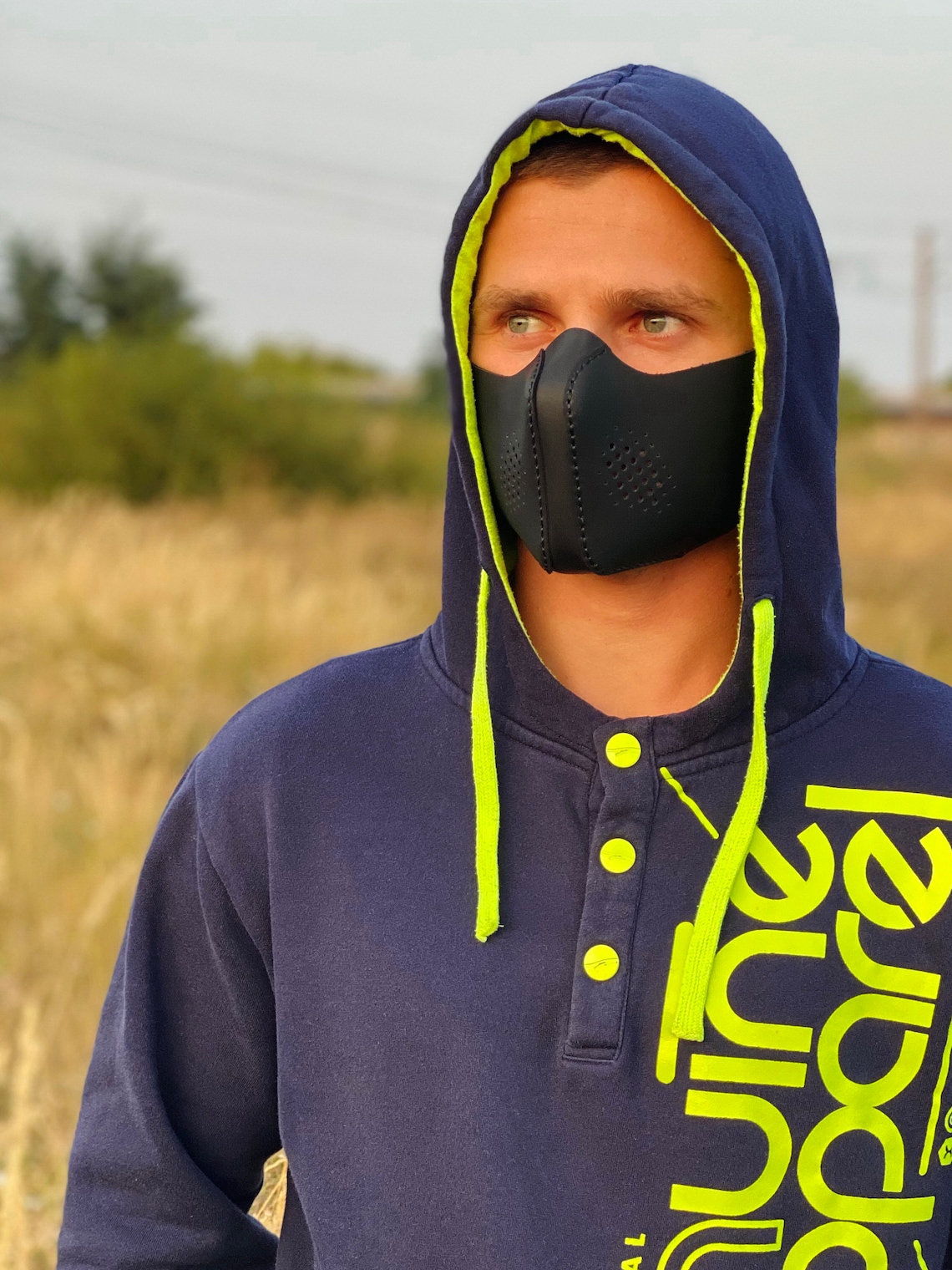 Leather Face Mask Handmade Designer Fashion Face Mask for Adults ...