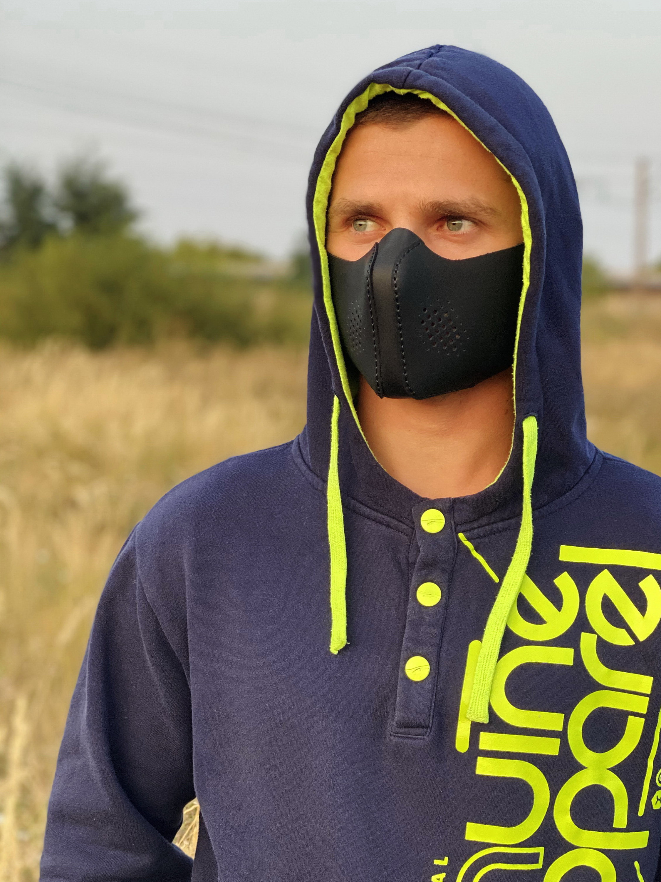 Leather Face Mask Handmade Designer Fashion Face Mask for Adults ...