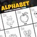 A to Z Alphabets Printable Coloring Pages (PDF) for Kids, Toddlers ...