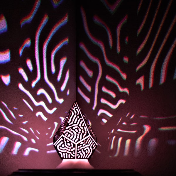 Sacred Geometry Lamp - Etsy