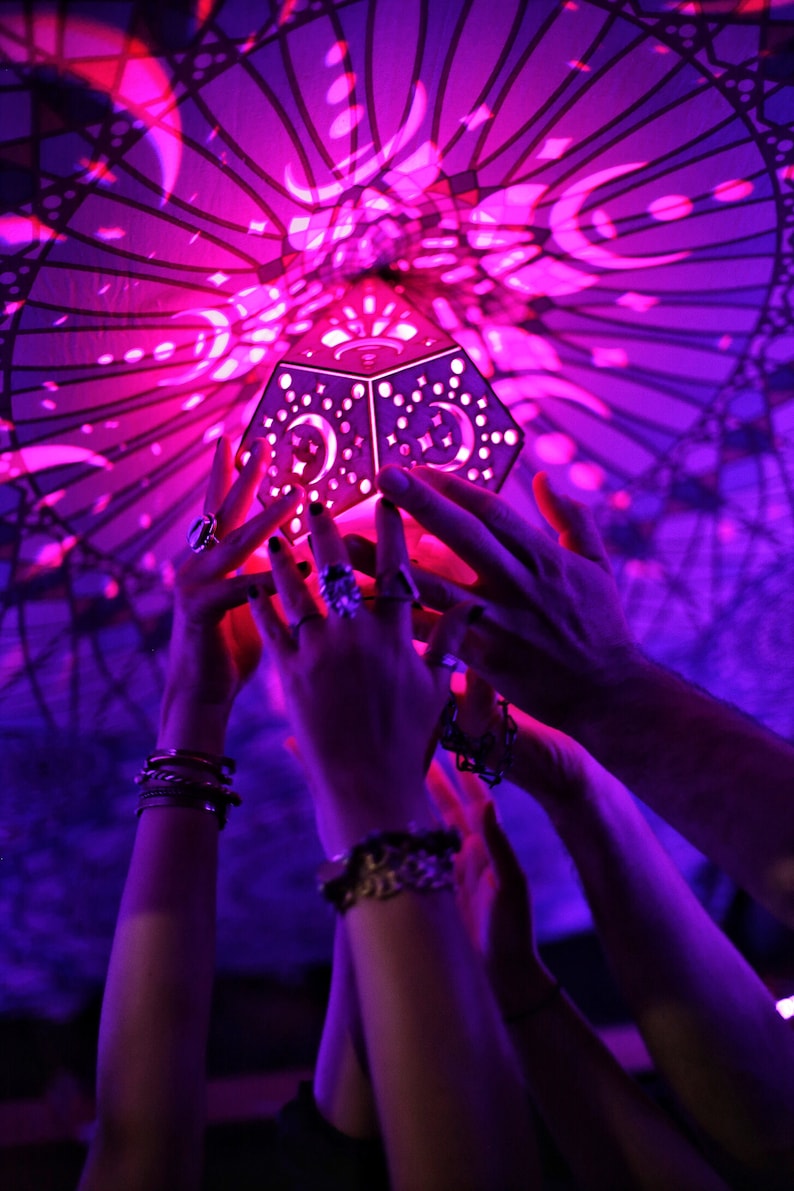 Lampgeo || Luna Lux || Rechargable LED Shadow Lamp - Etsy