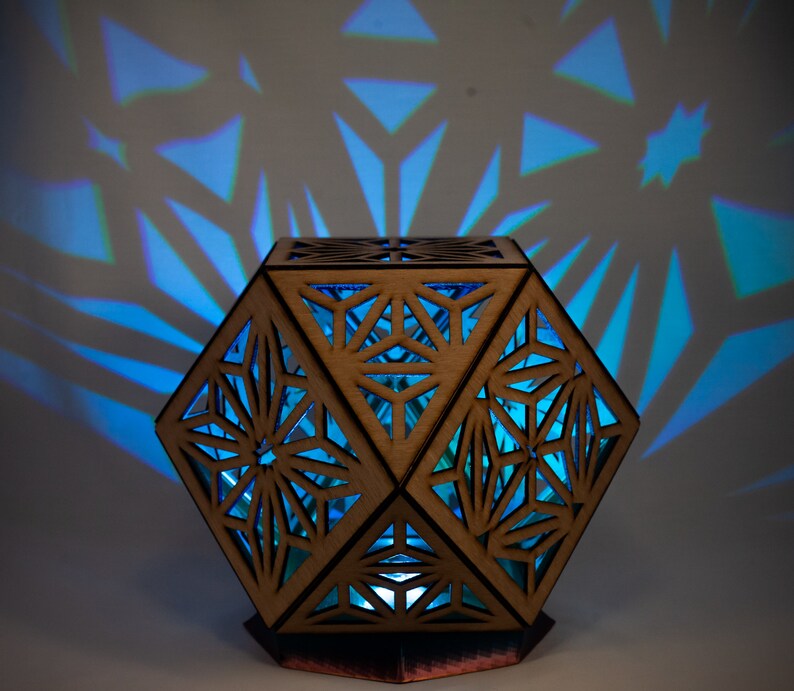 Lampgeo the Sacred Cube Rechargeable Portable Shadow | Etsy